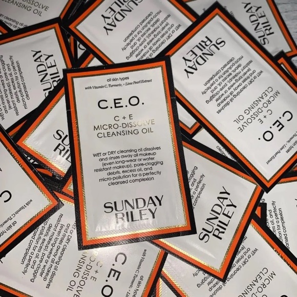 Sunday Riley | Skincare | 5 Sunday Riley Sample Packets | Poshmark